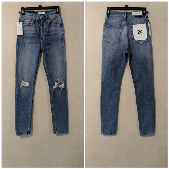Re/Done | Jeans | Redone Originals Ultra High Rise Skinny Jeans | Poshmark